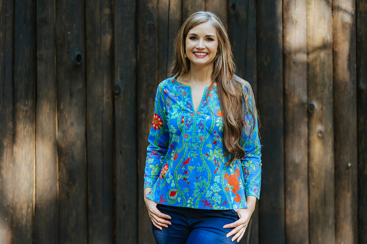 Landi Top Jungle Delight – The Red Tulip